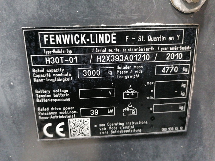 LINDE H30T-01 2010 3.0T - Gebruikte Heftrucks Schoonderwoerd